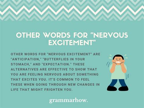 11 Other Words For Nervous Excitement