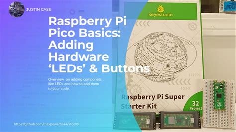 Raspberry Pi Pico Simple Circuits Coding Mircopython LEDs Buttons YouTube