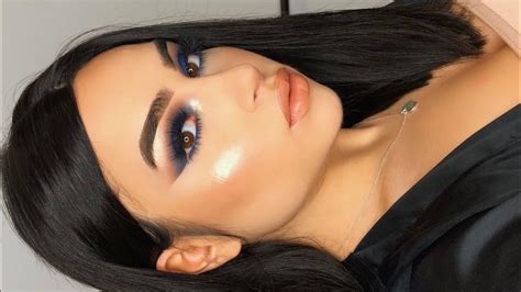 Blue Dramatic Smokey Makeup Tutorial I Aylin Melisa Youtube
