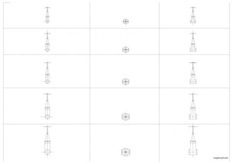 밸브 캐드소스 모음 Library Magnicad Cad Block Free Download