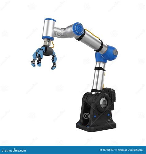 Ai Robotic Arm With Gripper 2d Cartoon Object 350740569