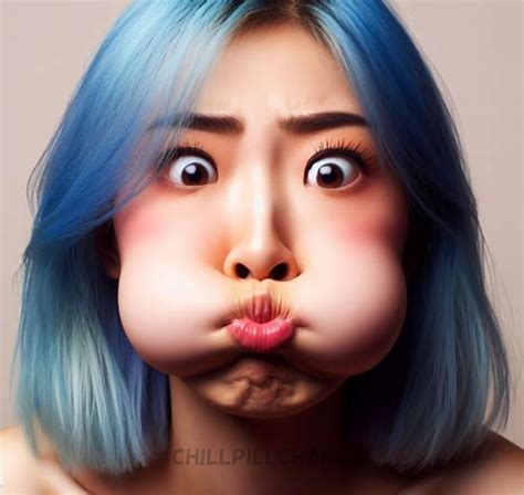 Puffy Cheeks 8 By Chillpillcharlie On Deviantart
