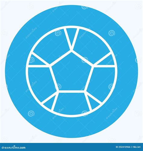 Icône Sport Adapté Au Symbole éducatif Style Yeux Bleus Conception Simple Modifiable Vecteur