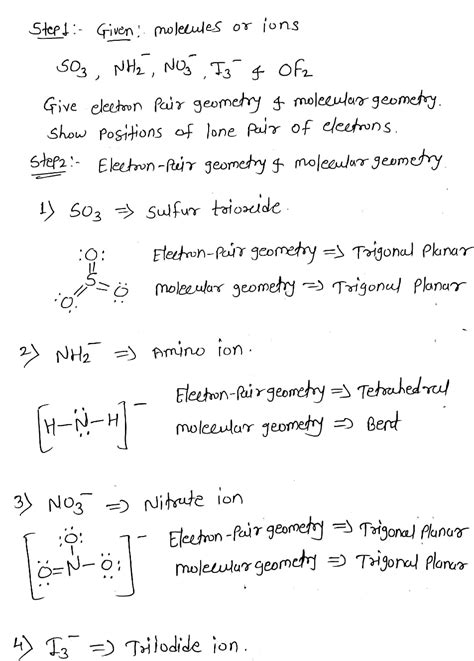 [solved] Give The Electron Pair Geometry And The Molecular Geometry Of The Course Hero