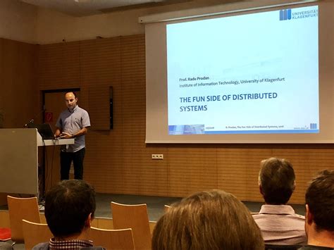 inaugural lecture of univ prof dr radu prodan „the fun side of distributed systems“ itec