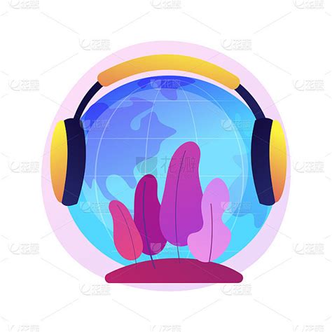 噪声防护抽象概念矢量图。