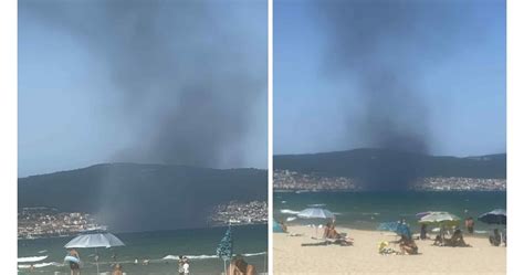 Изхвърлена цигара е причинила пожара в Свети Влас