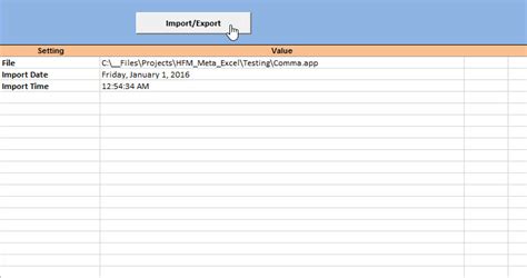 Hfm Metadata Utility How To Edit App Files In Excel
