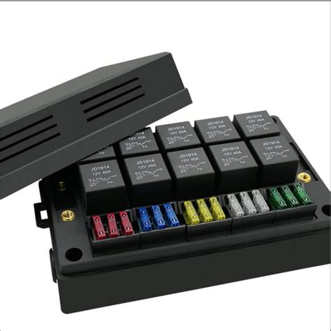 Buy Wholesale China Fuse Relay Box With 15 Slots Fuse Holder And 10 Slots Relay Panel Relay