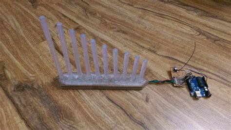 Sound Reactive Hot Glue Lamp Vu Meter Arduino 10 Steps With