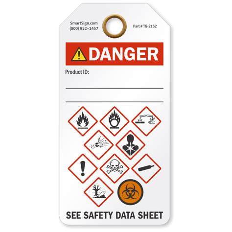 Easy Write In Ghs Labels For Secondary Containers