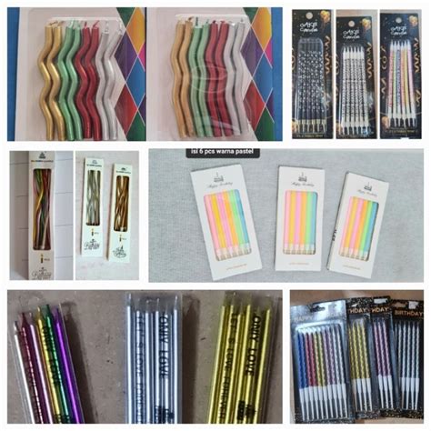 Jual Lilin Ulang Tahun Panjang Shopee Indonesia