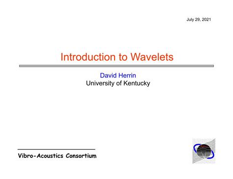 Pdf Introduction To Wavelets Dokumentips
