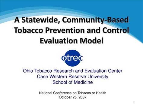 Ppt A Statewide Community Based Tobacco Prevention And Control
