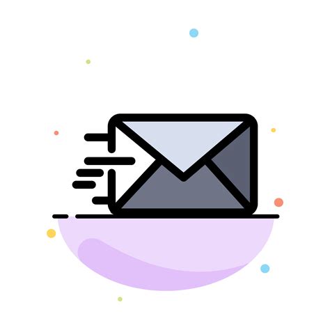 Email Mail Message Abstract Flat Color Icon Template 19104036 Vector