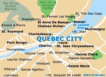 Quebec City Maps And Orientation Quebec City Canada