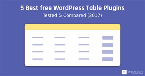 5 Best Free Wordpress Table Plugins Tested And Compared2020