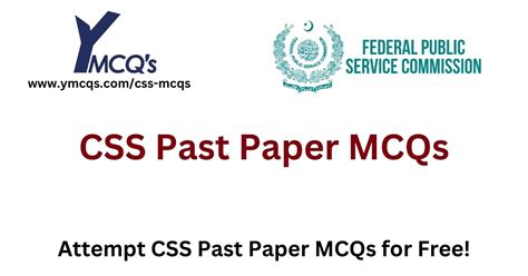 css mcqs attempt past papers 2024 2017 mcqs