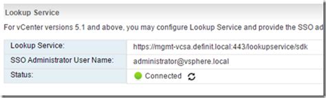 Unable To Connect Nsx To Lookup Service When Using A Vsphere 6 Subordinate Certificate Authority