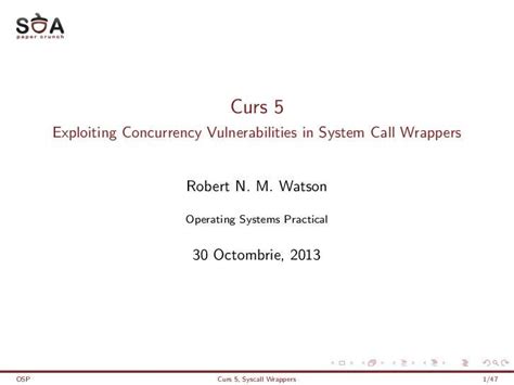 Pdf Curs 5 Exploiting Concurrency Vulnerabilities In System Elf