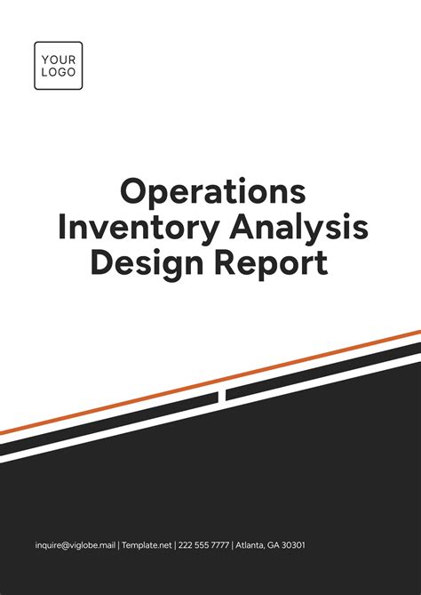 Free Operations Report Template To Edit Online