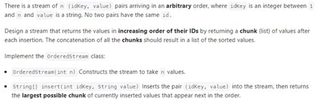 Javaleetcode 1656design An Ordered Stream 네이버 블로그