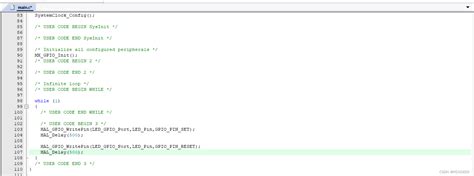 【stm32】stm32cubemx教程一 基本使用新建工程点亮led灯 Csdn博客 【stm32】stm32cubemx教程一 基本使用新建工程点亮led灯 Csdn博客