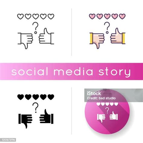 검토 속도 아이콘 엄지 손가락 위아래로 좋아요와 싫어하는 손 표시 만족도 수준입니다 소셜 미디어 기사에 대한 피드백 리니어 블랙 및 Rgb 색상 스타일 격리된 벡터 그림