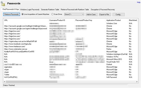 OSForensics Recover Browser Passwords From IE Firefox And Chrome