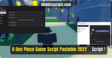 A One Piece Game Script Pastebin Abigail Brown