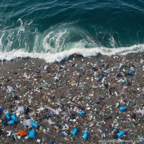 Pollution In The Ocean Stable Diffusion Online