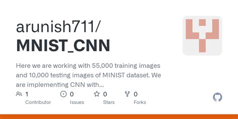 Github Arunish711 Mnist Cnn Here We Are Working With 55 000 Training Images And 10 000