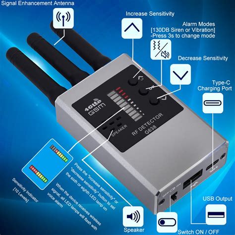 Detector Hidden Camera Detector Scanner For Gps Tracker Detection