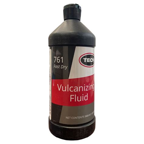 Tech 761 Fast Dry Chemical Vulcanizing Fluid Tire Repair Cement 1 Quar Tire Supply Network