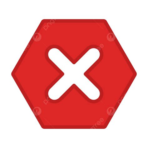 Incorrect Indications X Marks Rejected Disapproved Negated Misleading Inaccurate Invalid Vector