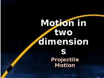 D Kinematics Projectile Motion Presentation Projectile Motion Motion Presentation