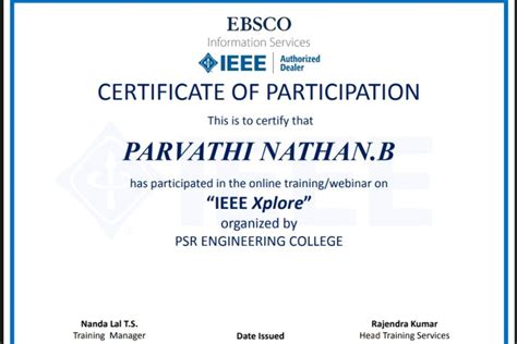 parvathi nathan b on linkedin webinar psr engineering