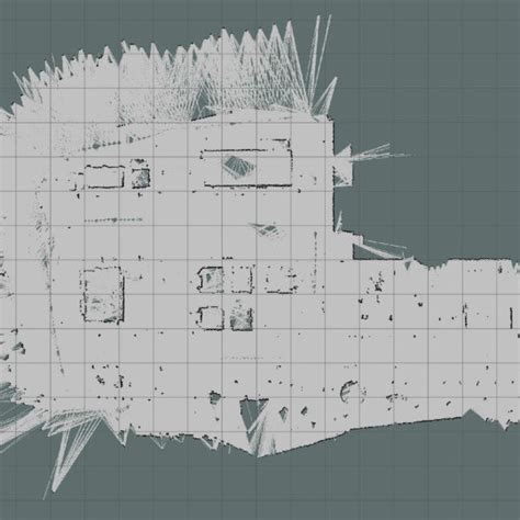 Occupancy Grid Map Used For The Simulation The Size Of The Grid Cells