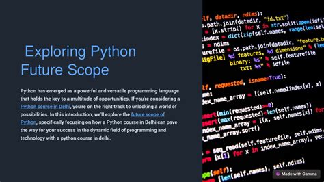 Ppt Python Scope In Future Powerpoint Presentation Free Download