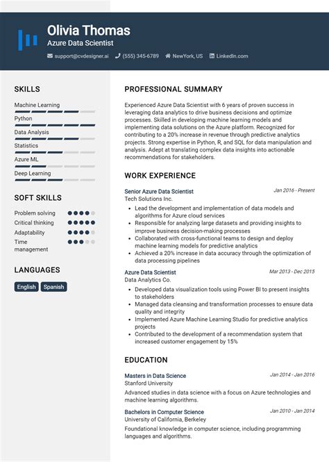 10 Azure Devops Engineer Resume Examples For 2024 Tips And Templates Cvdesigner Ai