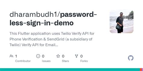 Github Dharambudh1password Less Sign In Demo This Flutter