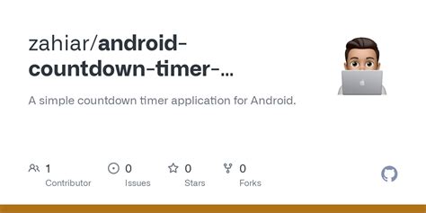 Github Zahiarandroid Countdown Timer Application A Simple Countdown Timer Application For