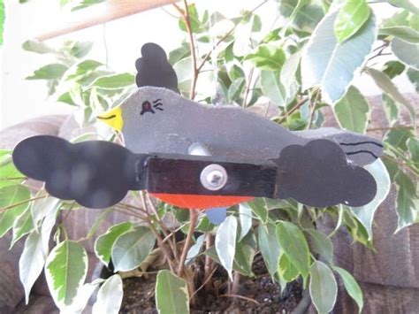 Whirligig Sparkling Robin Bird Whirlygig Whirleys Hand Made Whirligig Garden Windmill
