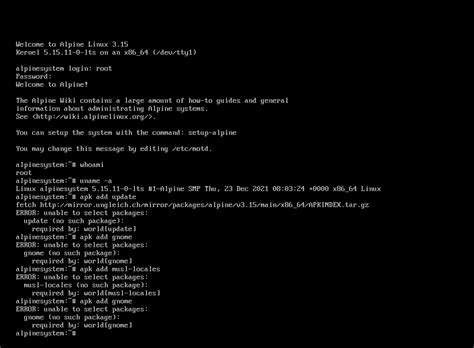 Bootable Alpine Linux System With Bootstrap And Chroot Alpinelinux