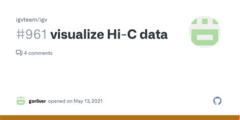 Visualize Hi C Data · Issue 961 · Igvteam Igv · Github