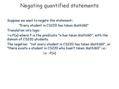 CS Discrete Structures And Their Applications Predicate