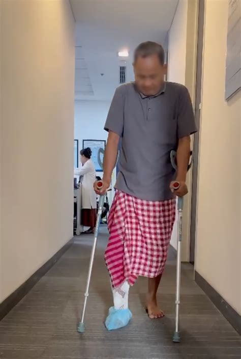 Leg Crushed In Accident Seven Surgeries At Fv Hospital Preserve Limb Fv Hospital