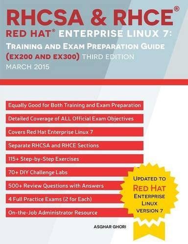 Rhcsa And Rhce Red Hat Enterprise Linux 7 Training And Exam Preparation Guide Ex200 And Ex300
