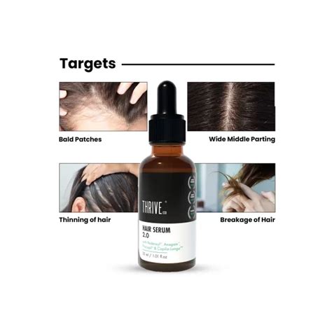 Thriveco Hair Growth Serum 20 With Redensyl 30ml Cureka