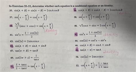 Solved In Exercises 35 52 Determine Whether Each Equation